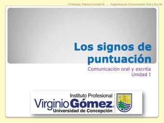 Los Signos De PuntuacióN | PPTX