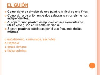 Los signos de puntuación | PPTX