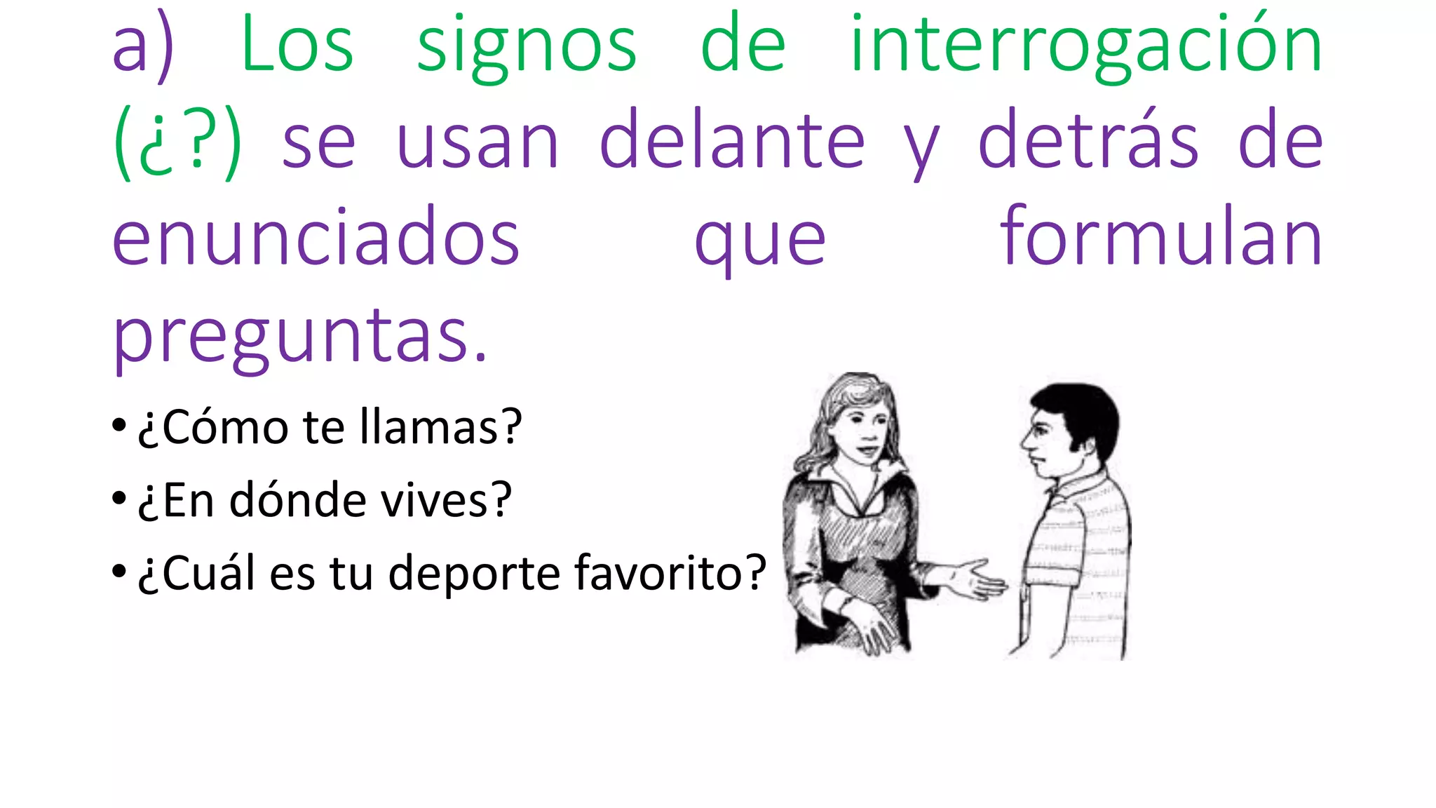 Los signos de puntuación | PPT