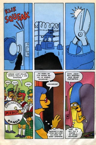 LOS SIMPSONS Número 3 Puma de Springfield COMIC | PDF