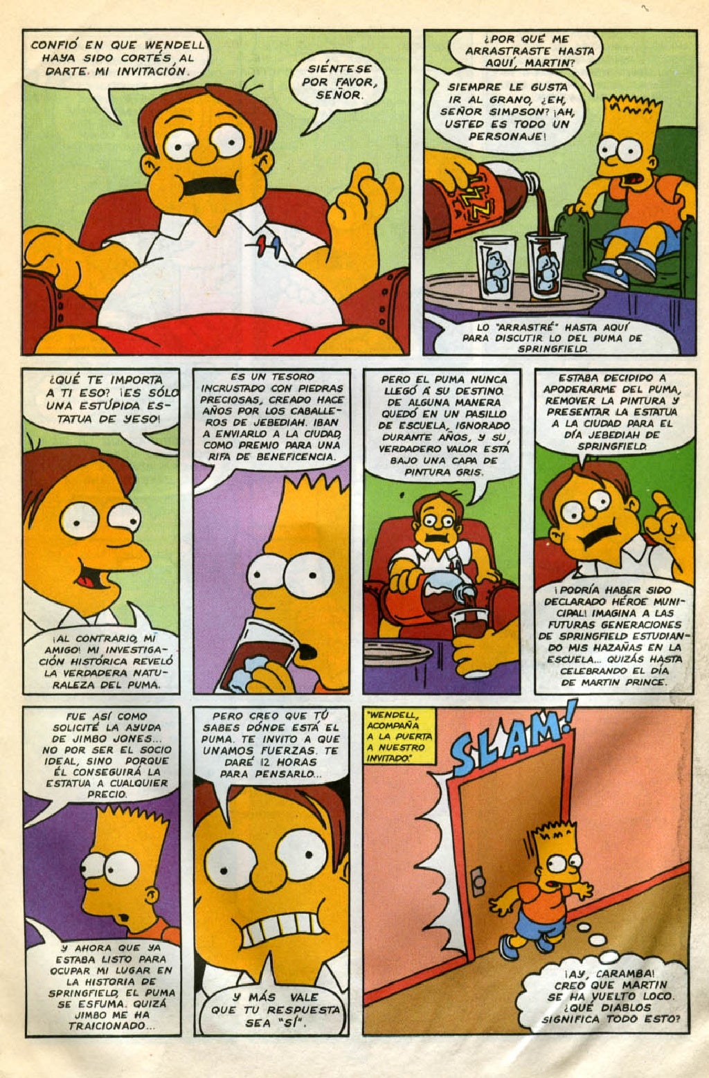 LOS SIMPSONS Número 3 Puma de Springfield COMIC