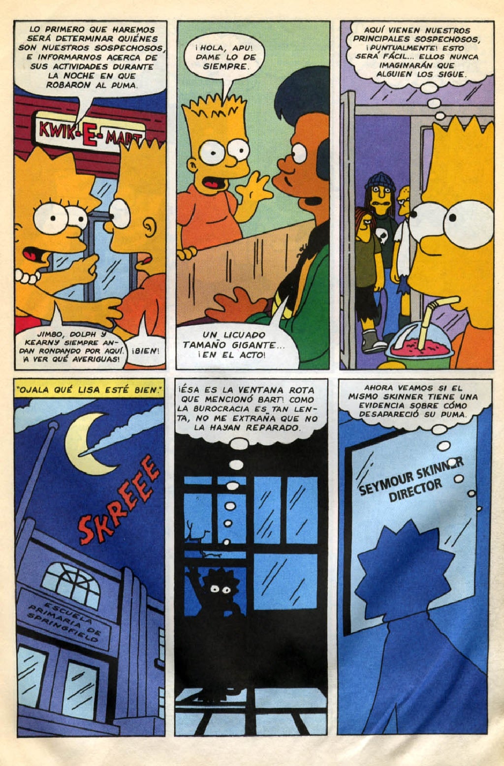 LOS SIMPSONS Número 3 Puma de Springfield COMIC