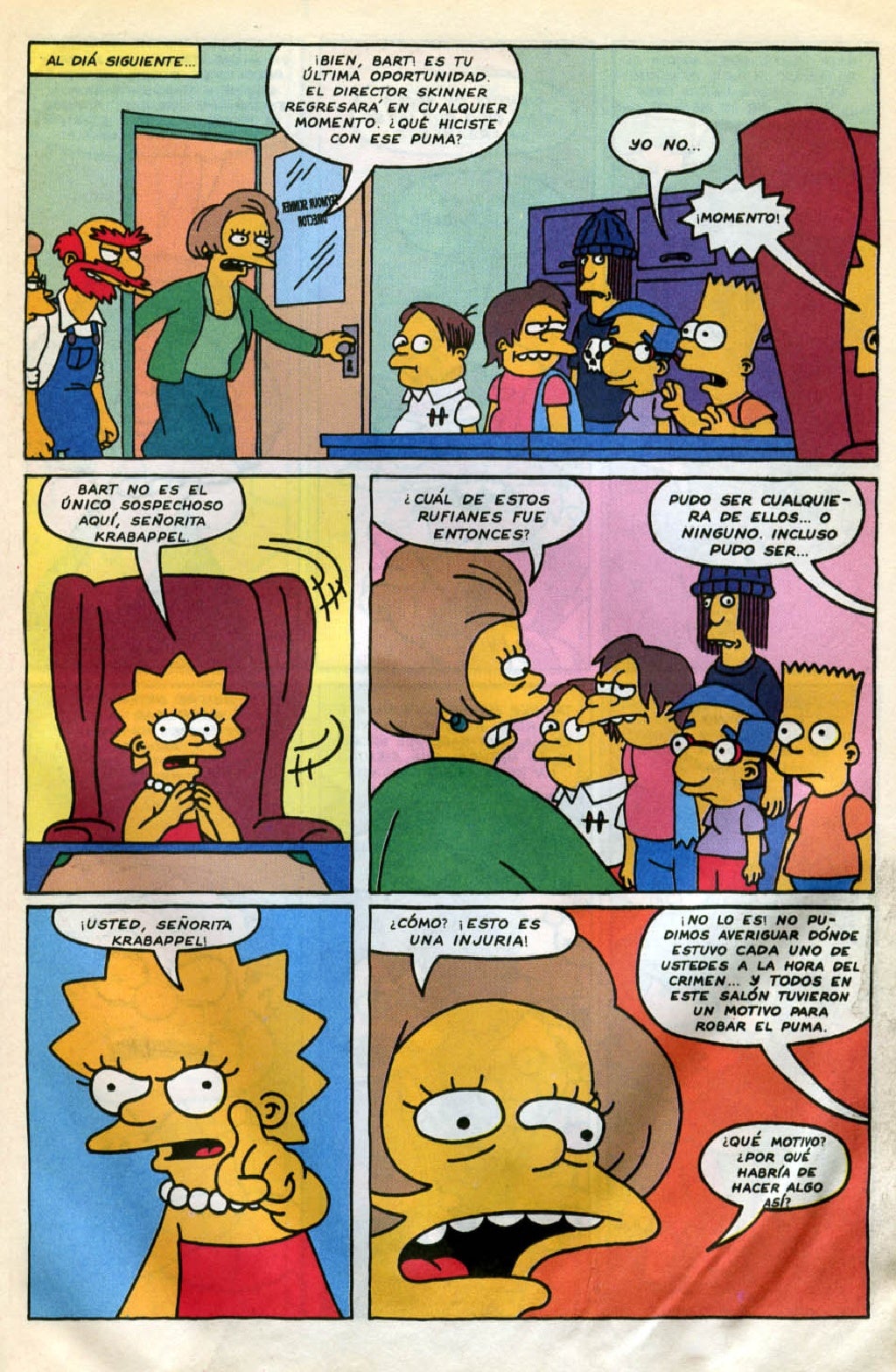 LOS SIMPSONS Número 3 Puma de Springfield COMIC