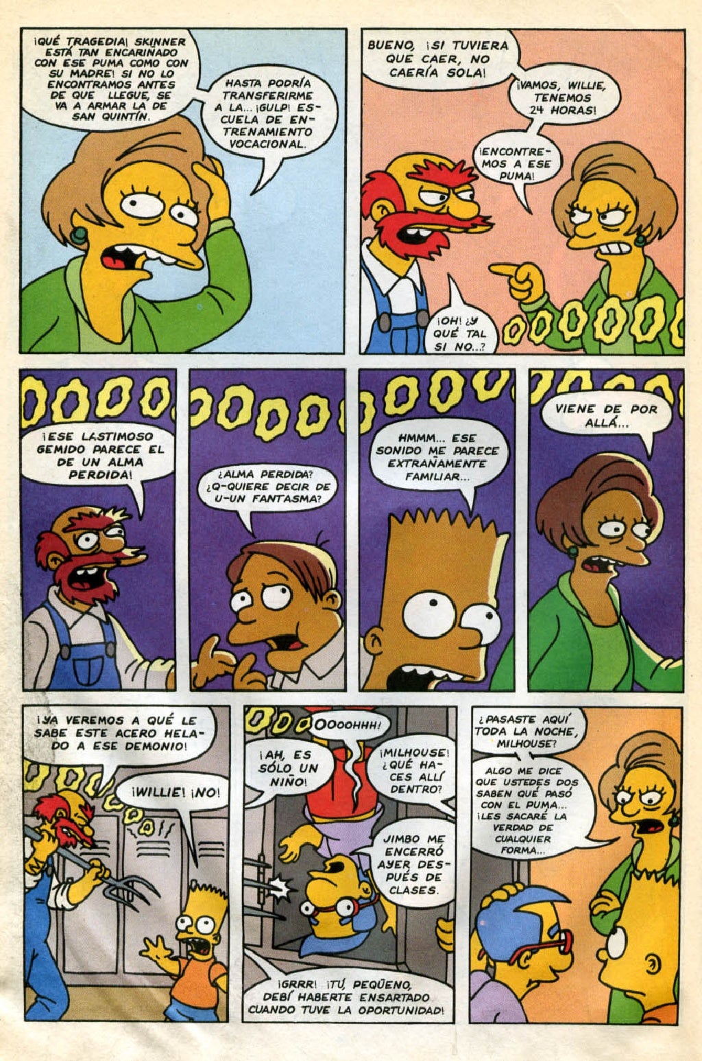 LOS SIMPSONS Número 3 Puma de Springfield COMIC