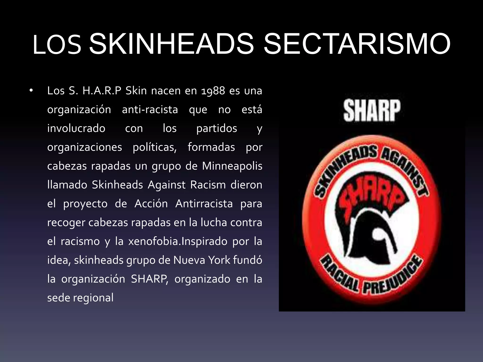 Los Skinheads cultura suburbana | PPT