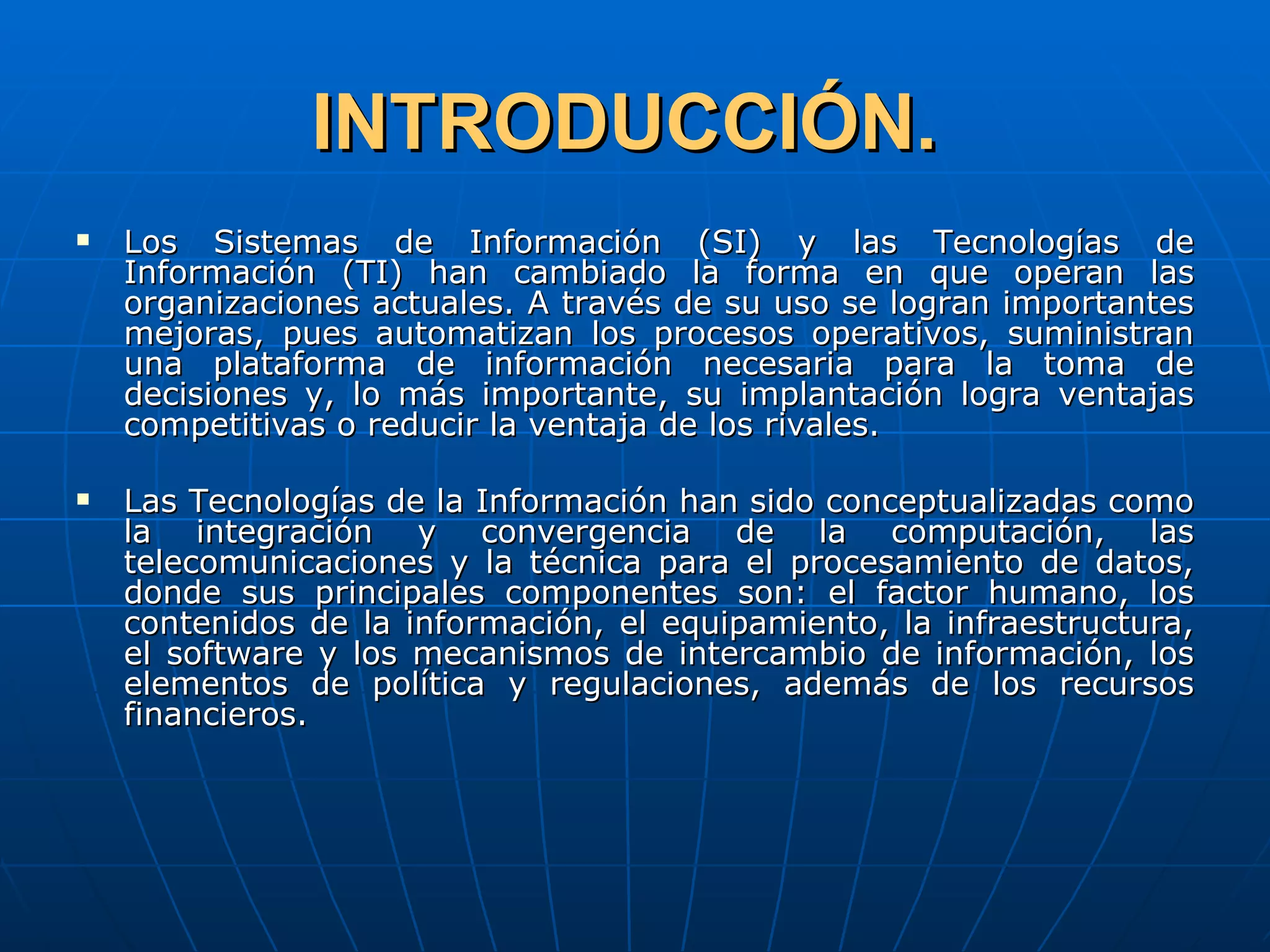 Los Sistemas De InformacióN Y Su Importancia Para | PPT