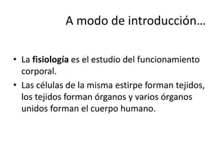 Los Sistemas del Cuerpo | PPTX
