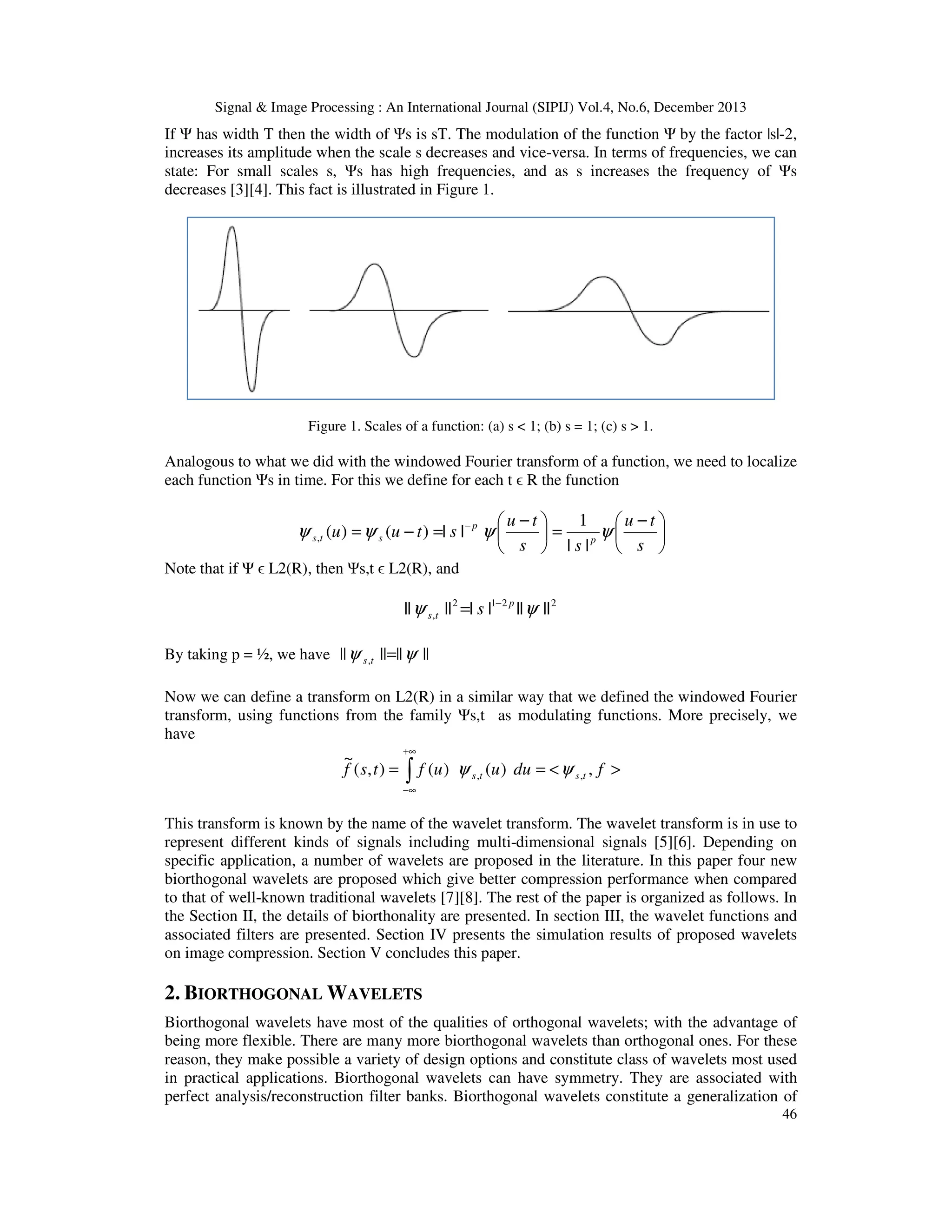 Lossless image compression using new biorthogonal wavelets | PDF
