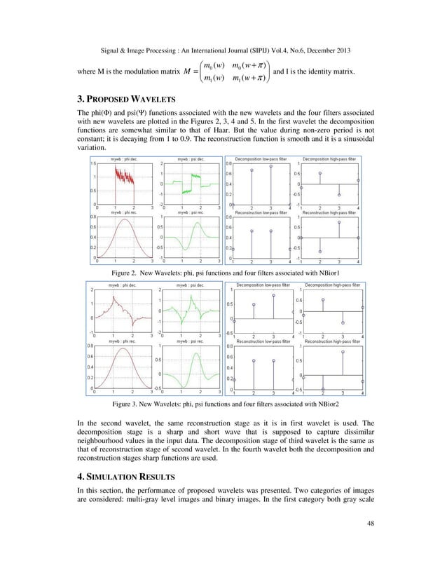 Lossless image compression using new biorthogonal wavelets | PDF