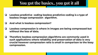 Lossless predictive coding | PDF