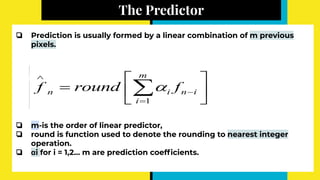 Lossless predictive coding | PDF