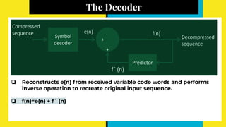 Lossless predictive coding | PDF