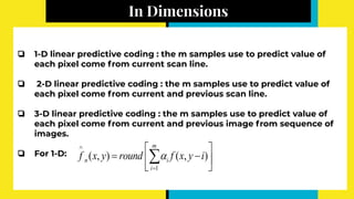 Lossless predictive coding | PPT