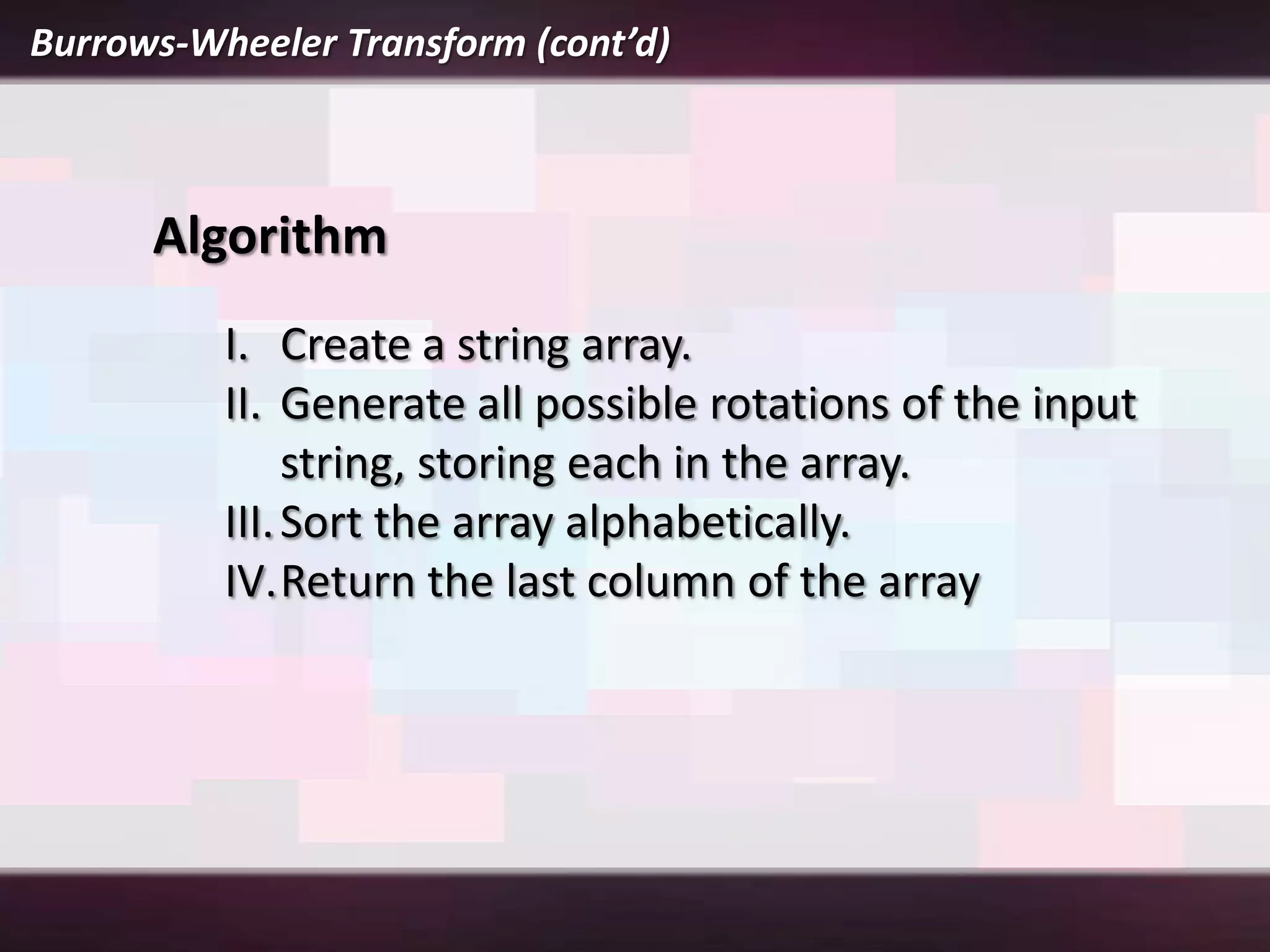 Lossless Compression | PPTX