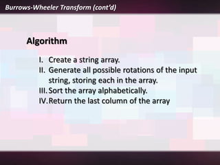 Lossless Compression | PPTX