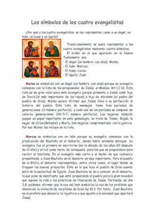 Los símbolos de los cuatro evangelistas.docx