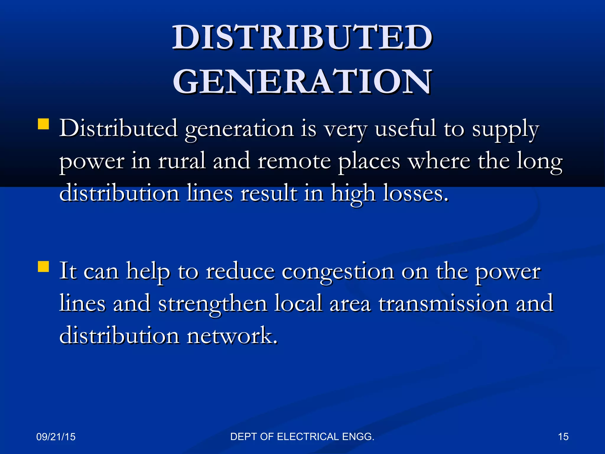 Loss minimisation in power system | PPT