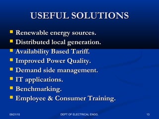 Loss minimisation in power system | PPT