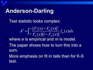 Toward a Unified Approach to Fitting Loss Models | PPT