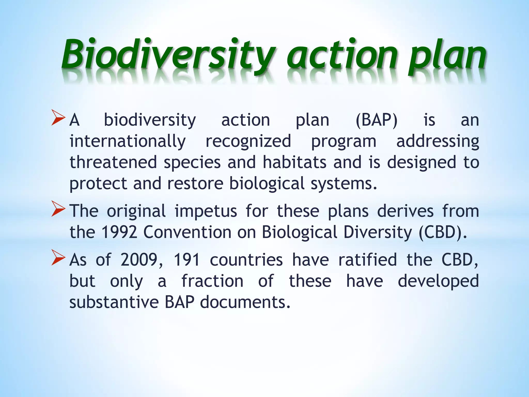 Loss of biodiversity | PPTX