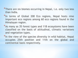 Loss of biodiversity | PPTX