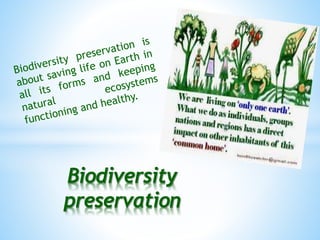 Loss of biodiversity | PPTX