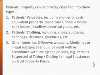 Loss of client property | PPTX