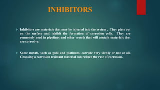 Loss of corrosion and prevention of corrosion | PPTX