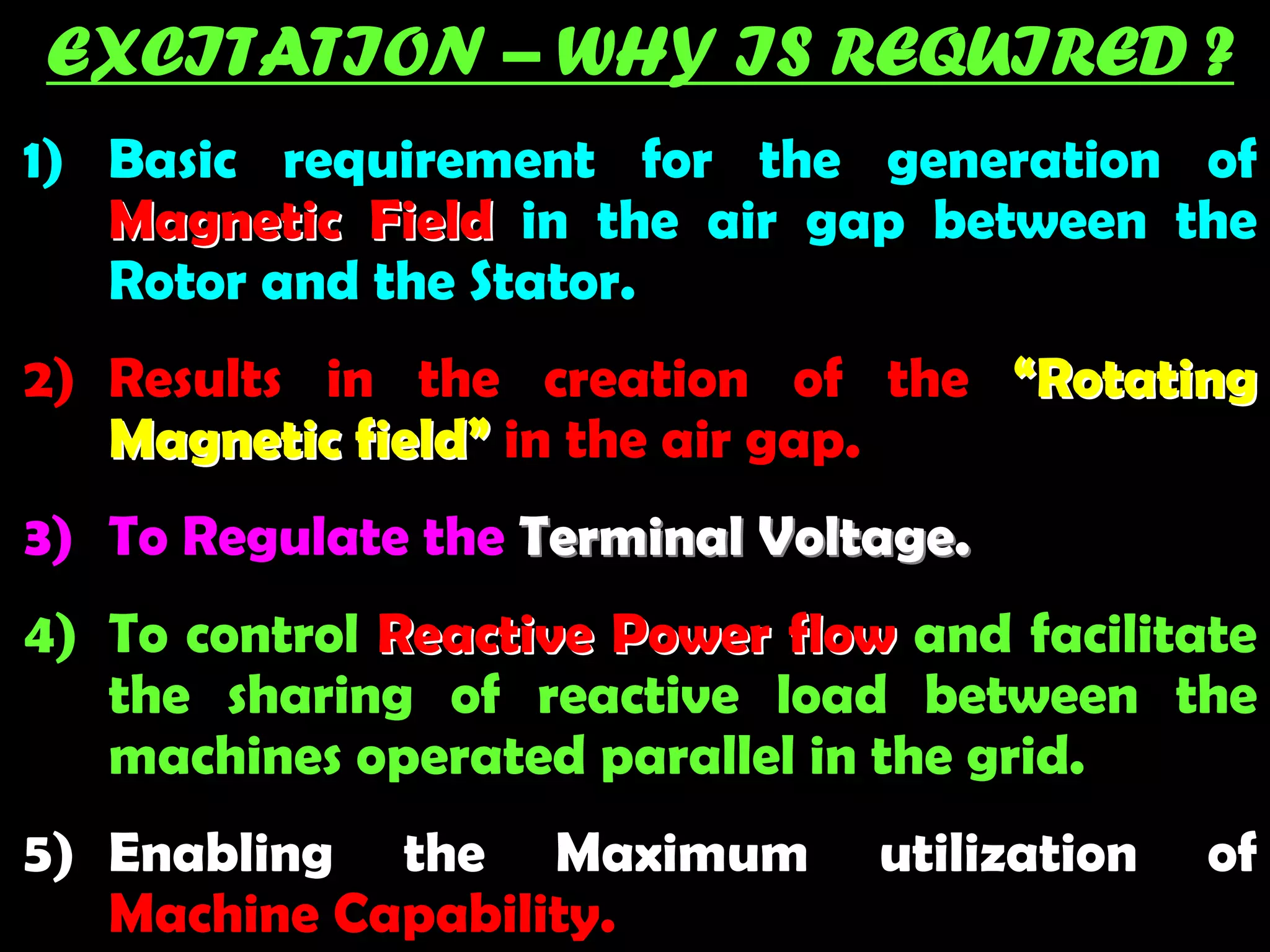 Loss of excitation | PDF