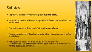 Los sofistas | PDF