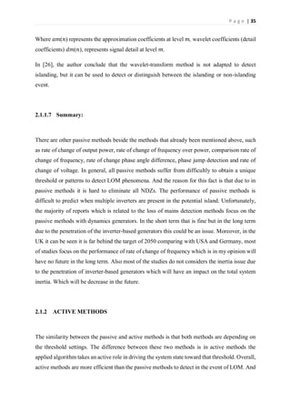 Loss of mains protection or anti islanding | PDF
