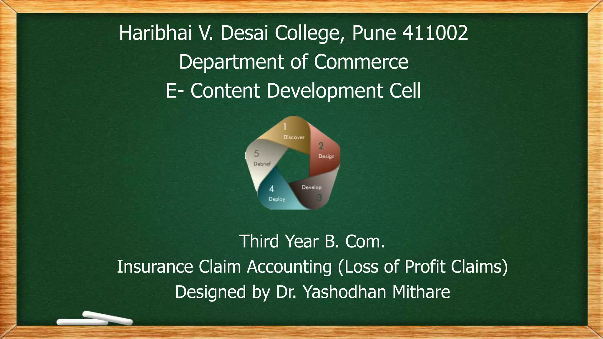 Insurance Claim Accounting | PPTX