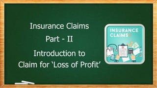 Insurance Claim Accounting | PPTX