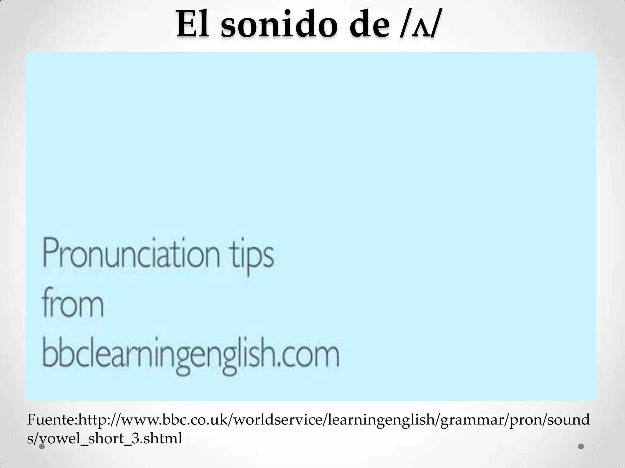 Los sonidos ʌ and æ | PPTX