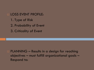 Loss prevention | PDF