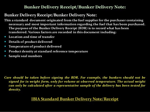 Marine Fuel Oil and Fuel Oil Bunkering Procedure
