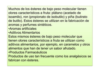 Los ésteres diapositivas | PPTX