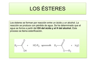 Los ésteres diapositivas | PPTX