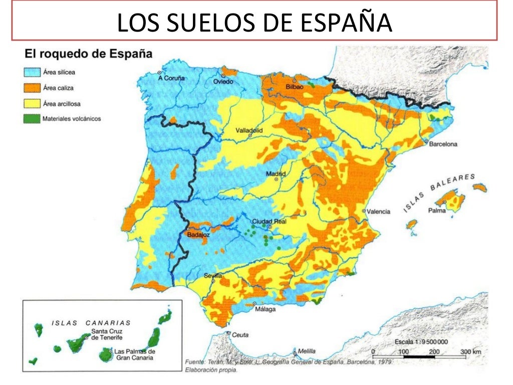 Los suelos de españa