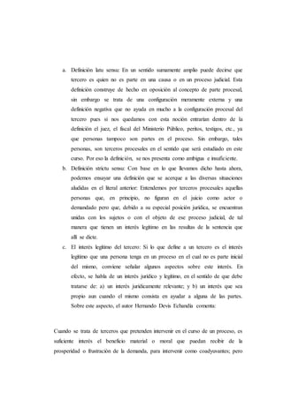 Los Sujetos Procesales Alexander Rivero | DOCX