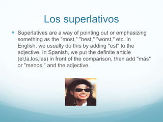 Los Superlativos | PPTX