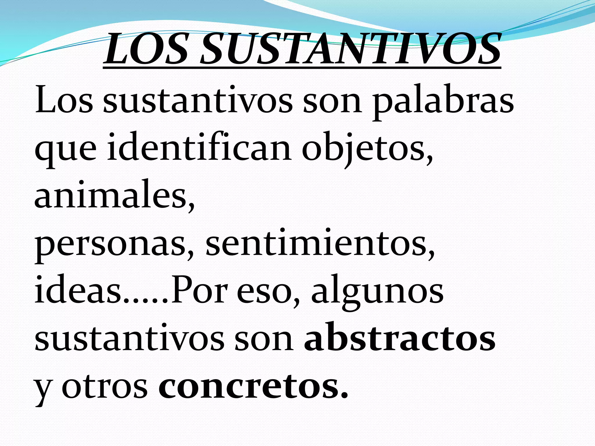 Los sustantivos | PPT