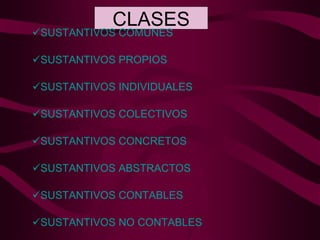 Los sustantivos | PPT