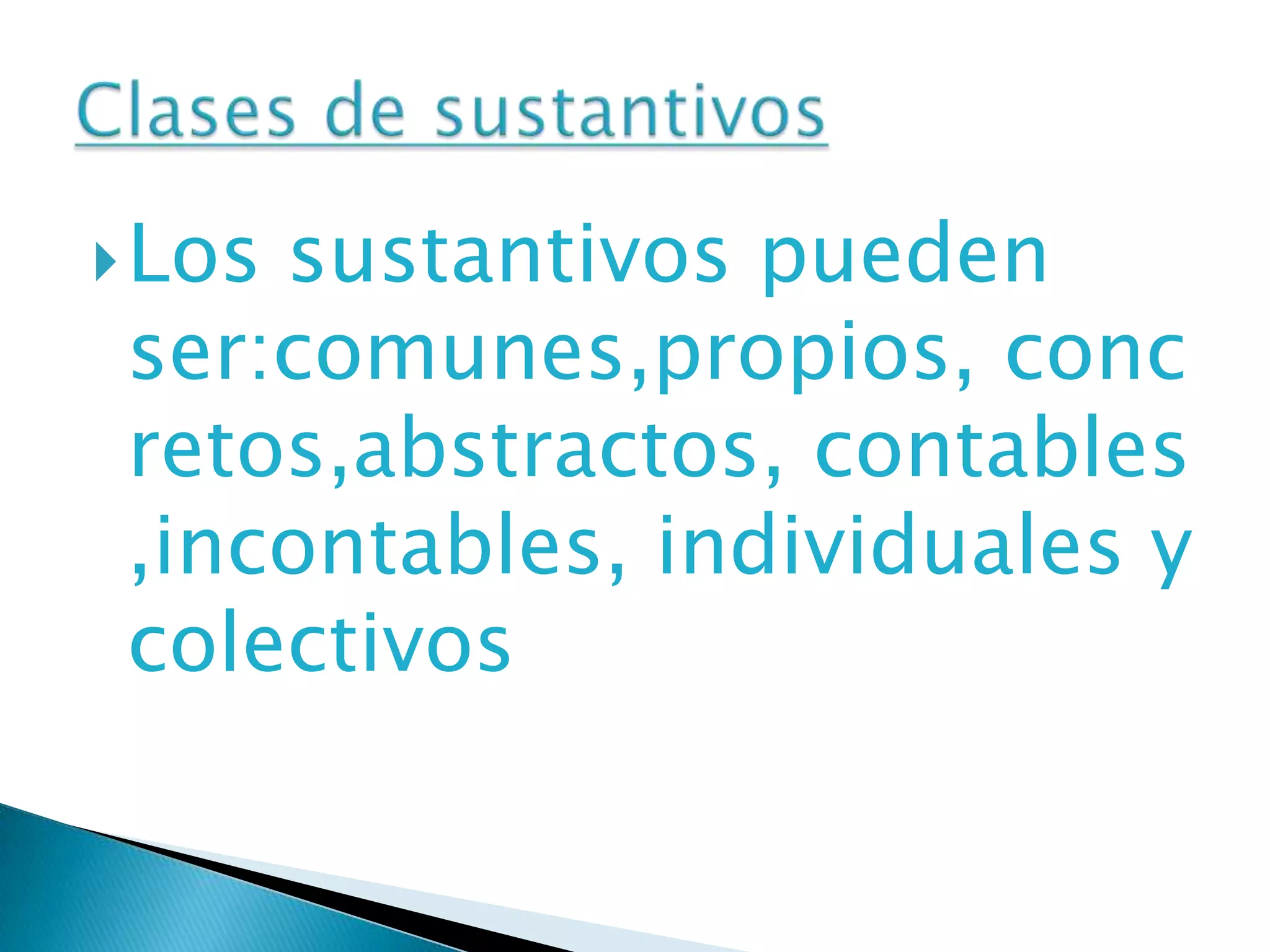 Los sustantivos | PPTX