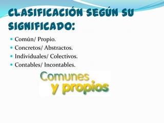 Los sustantivos | PPT