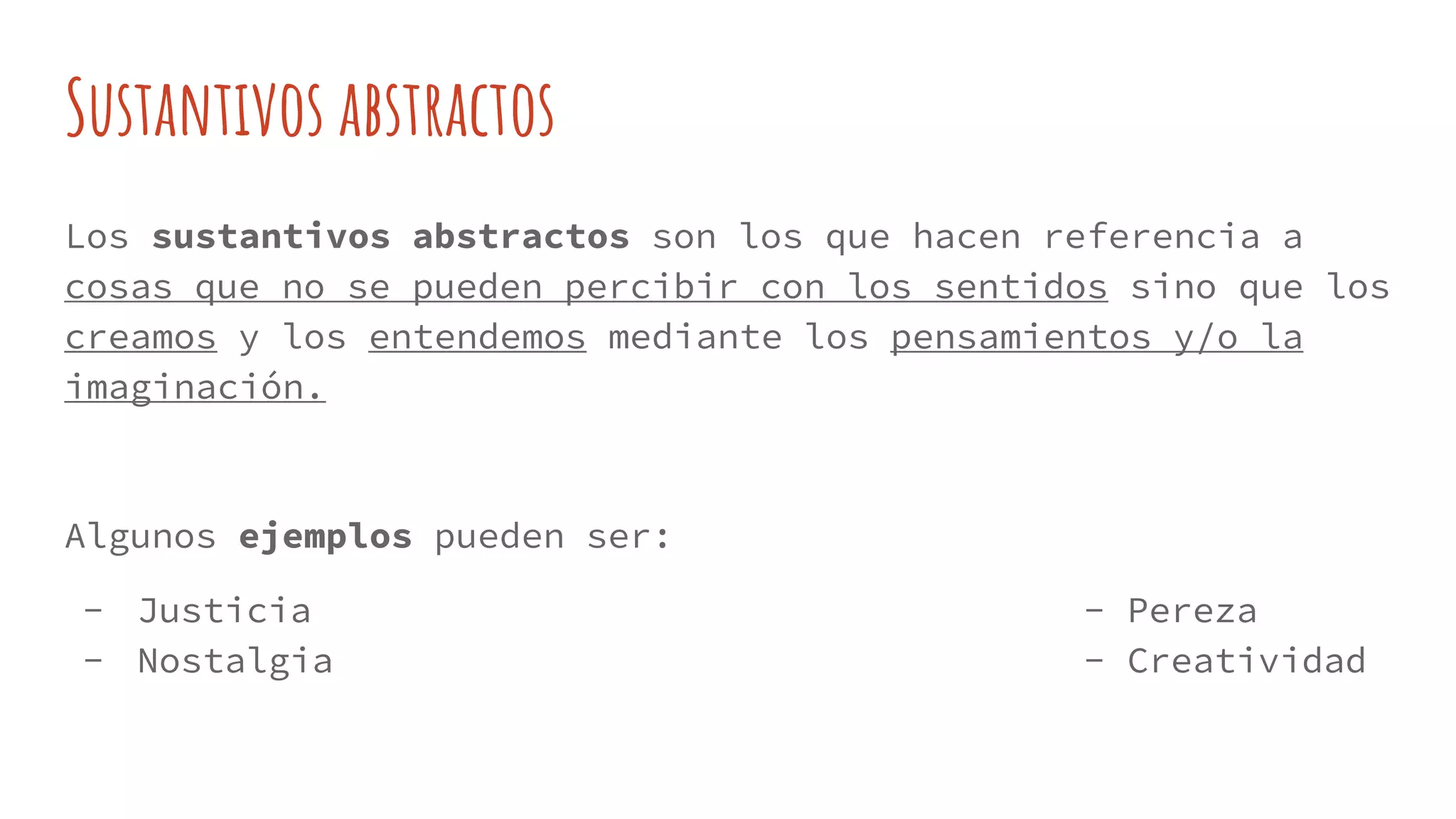 Los sustantivos | PPTX