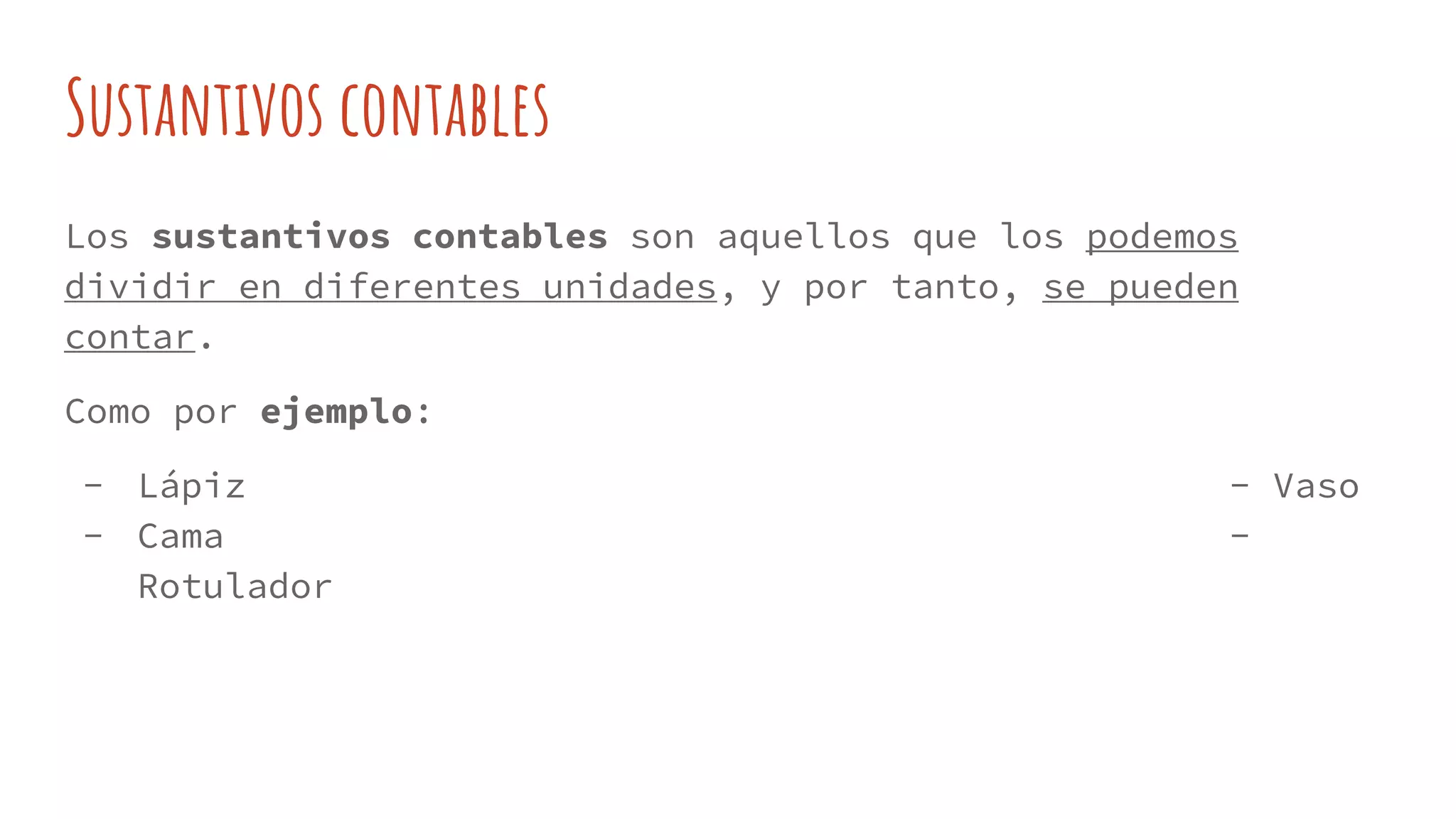 Los sustantivos | PPTX