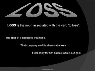 Loss v. Lost | PPT