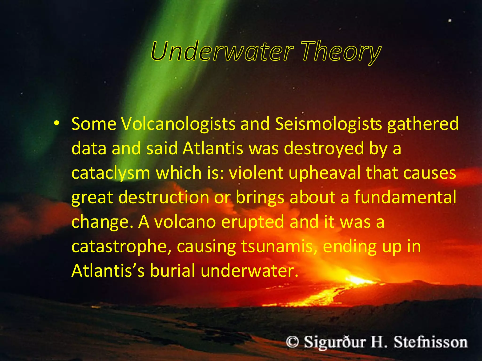 Lost City Of Atlantis | PPT | Geology | Science