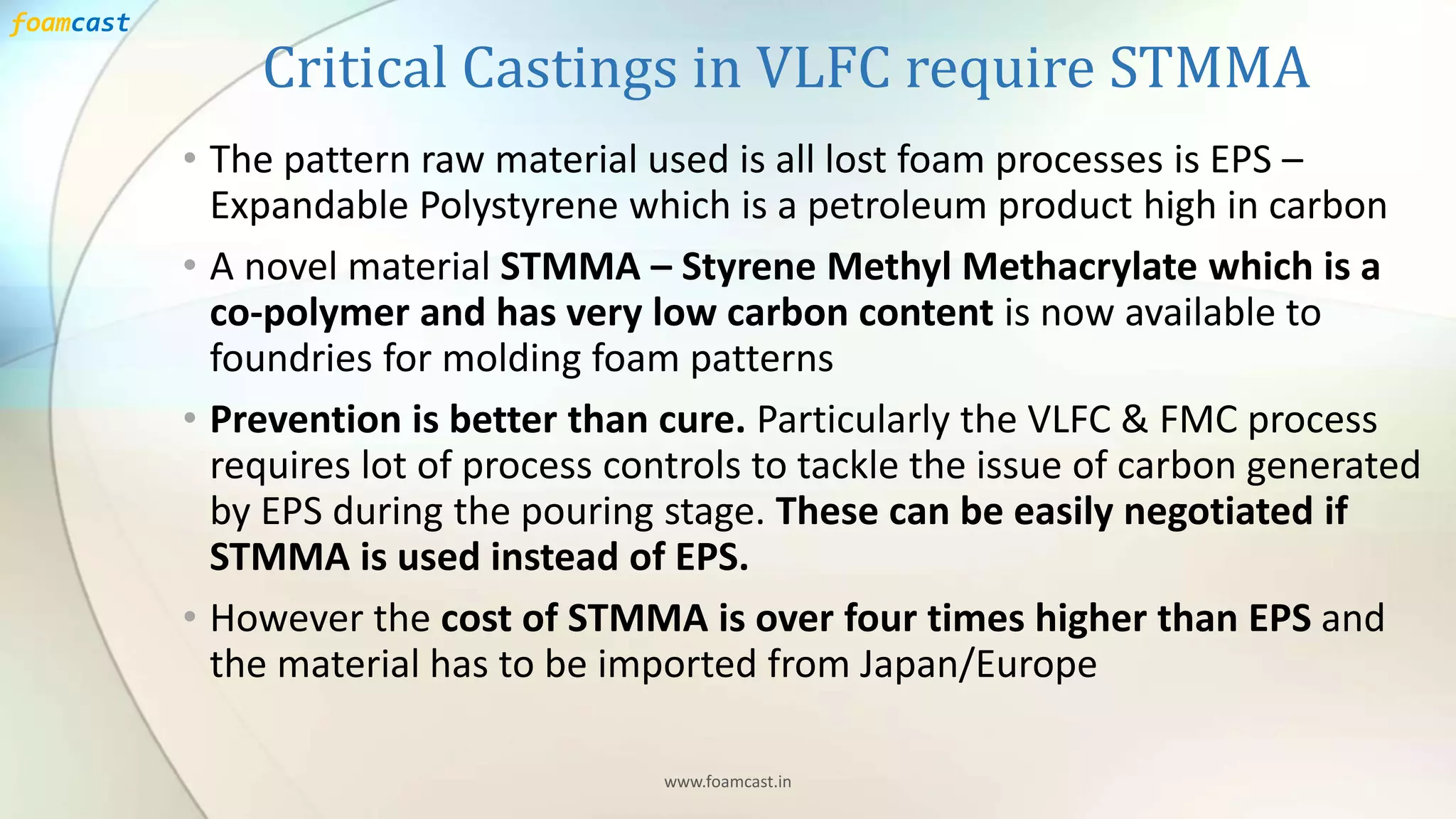 Lost foam-casting-process-implementation-challenges | PPTX